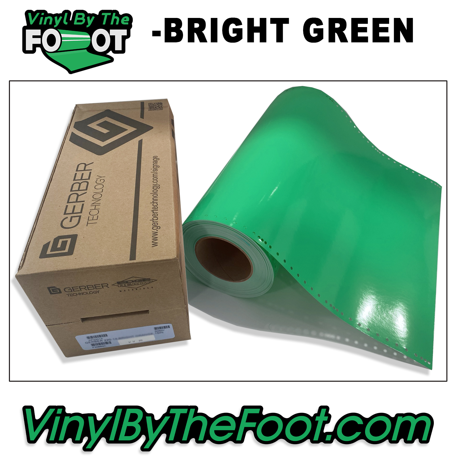 15" 3M/Gerber 220 Series Vinyl - Bright Green