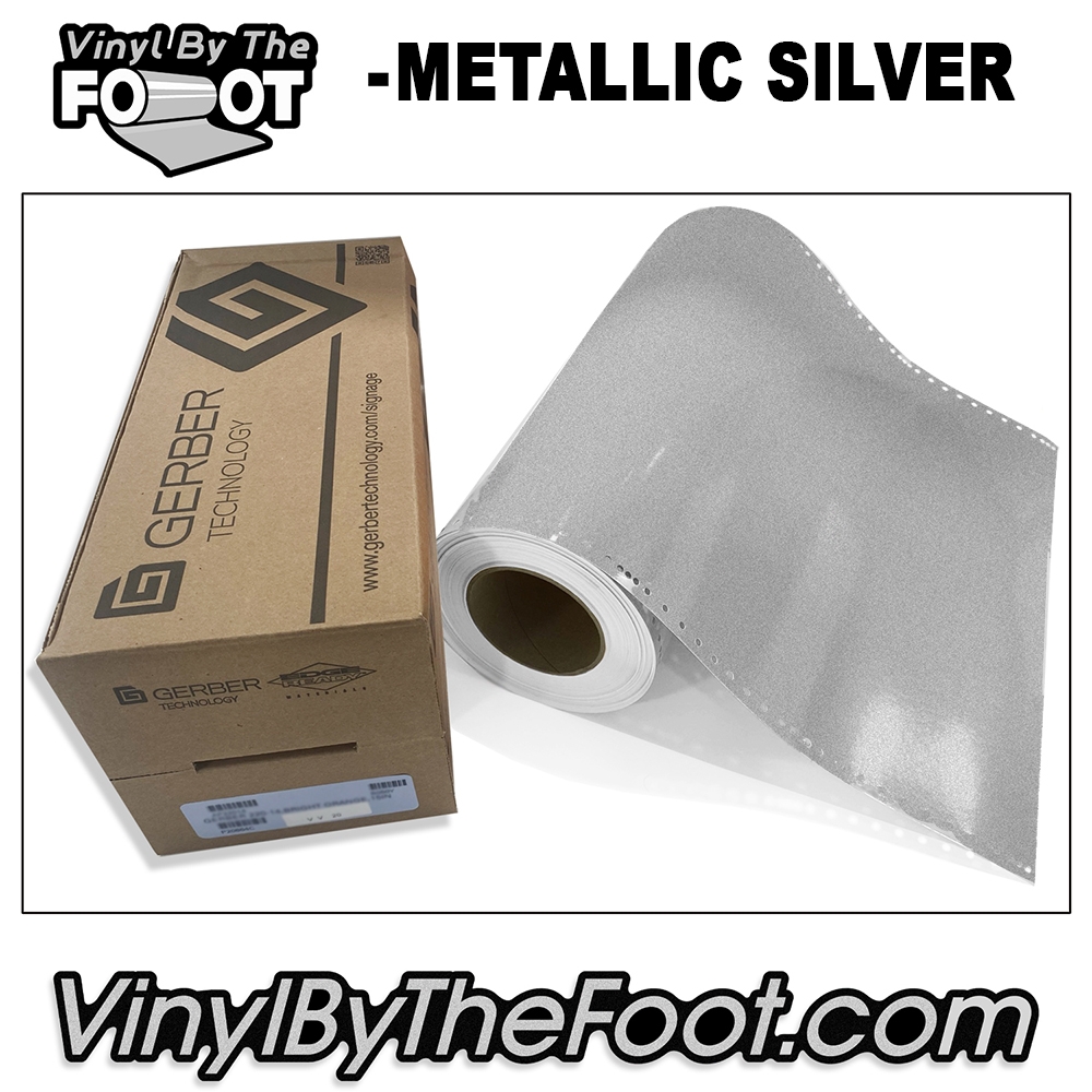 15" 3M/Gerber 220 Series Vinyl - Metallic Silver